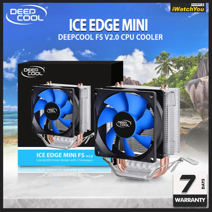 Brandnew DEEP COOL Ice Edge Mini FS V2.0 CPU Cooler / with 2 heatpipes ...