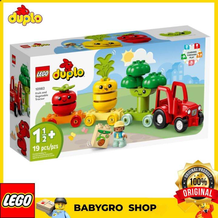 LEGO DUPLO 10982 Fruit and Vegetable Tractor (19pieces) 1.5+ | Lazada
