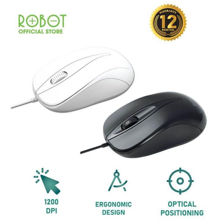 Robot Optical Mouse Office Wired M100 / Mini Mouse / Wired Mouse ...
