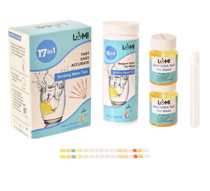 LUMI 17 in 1 Water Test Kit, Testing for Drinking Water Quality (Well ...