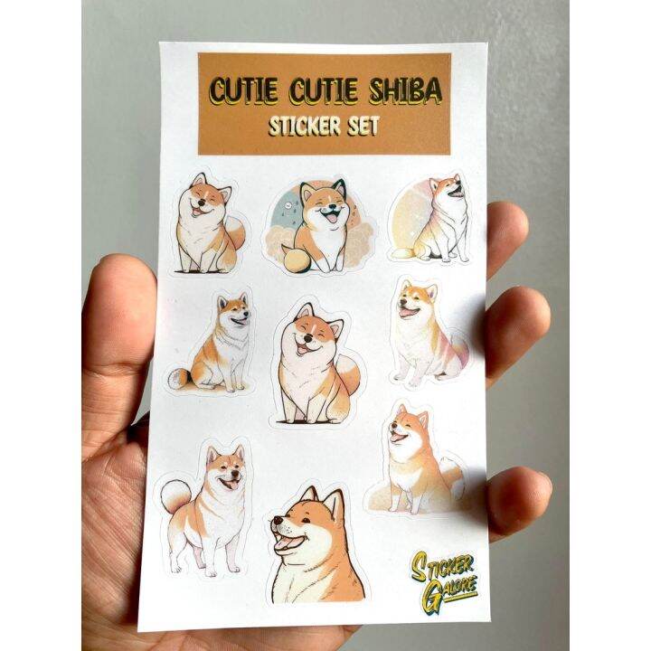 SHIBA INU PREMIUM DOG STICKER WATERPROOF AND SCRATCH PROOF (VINYL ...