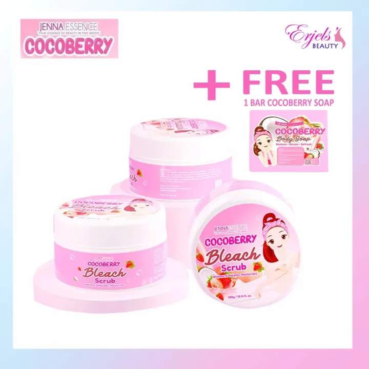 WITH FREE Cocoberry Bleach Scrub 300g by Jenna Essence | Lazada PH