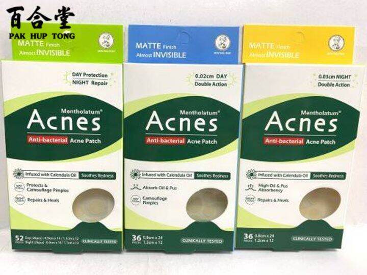 MENTHOLATUM - ACNES : ANTI-BACTERIAL ACNE PATCH | Lazada