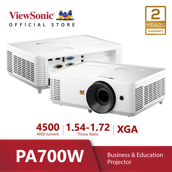 ViewSonic PA700W 4,500 ANSI Lumens WXGA SuperColor™ Technology Business ...