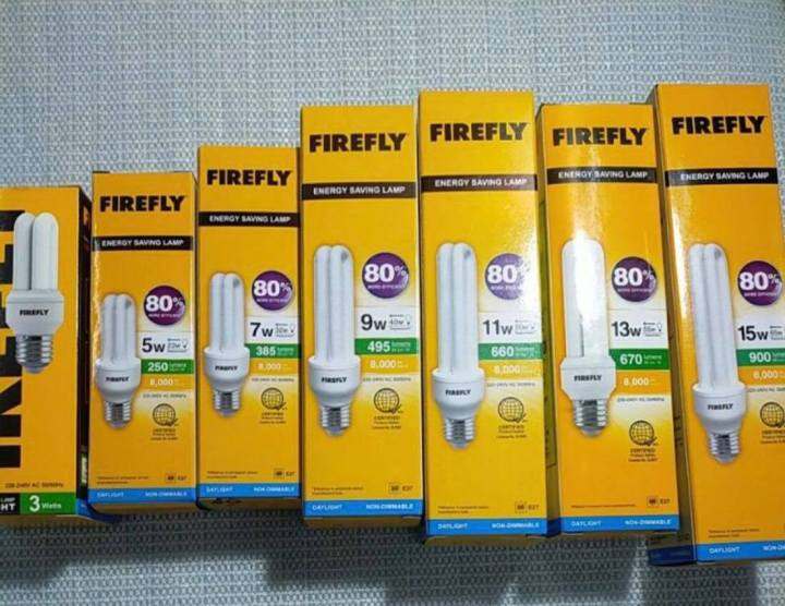 Firefly Energy Saving Lamp 5W/7W/9W/10W/11W/13W/15W/18W/23W/26W | Lazada PH