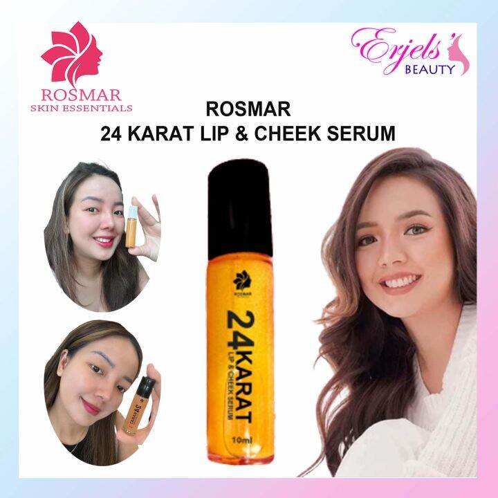ROSMAR 24 Karat Gold Lip and Cheek Serum 10ml | Lazada PH