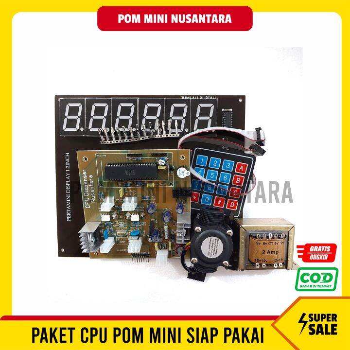 Pom Mini Nusantara - Paket Cpu Pertamini Cpu Display Seven Segmen ...