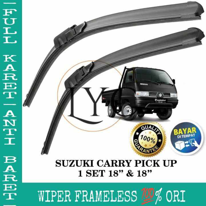 Wiper Frameless Suzuki Carry Pick Up / Carry Futura Full Karet Anti ...