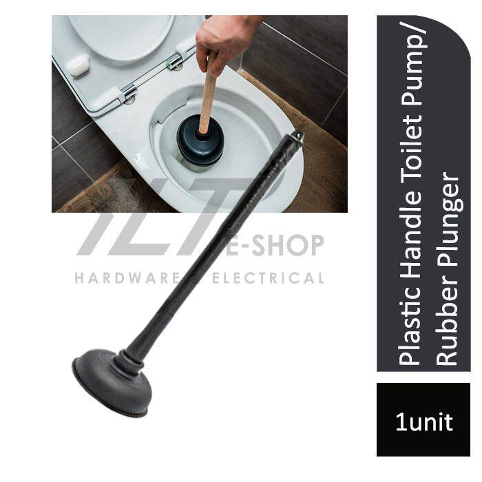Plastic Handle Toilet Pump / Rubber Plunger (Pump Tandas) | Lazada