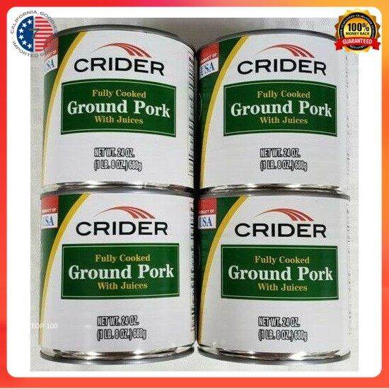 CRIDER Fully Cooked Ground Pork with Juices, 680g | Lazada PH