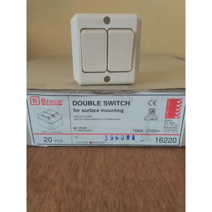 Saklar Seri Double Broco OB Outbow | Lazada Indonesia