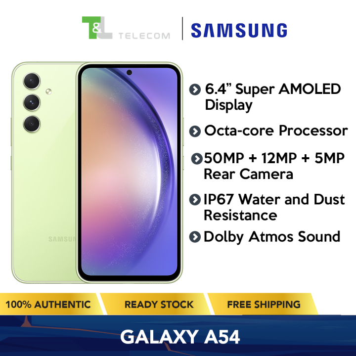 Samsung Galaxy A54 Dual SIM 5G 8GB+128GB / 8GB+256GB | 6.4" FHD+ Infinity-O Display | 50MP OIS ...