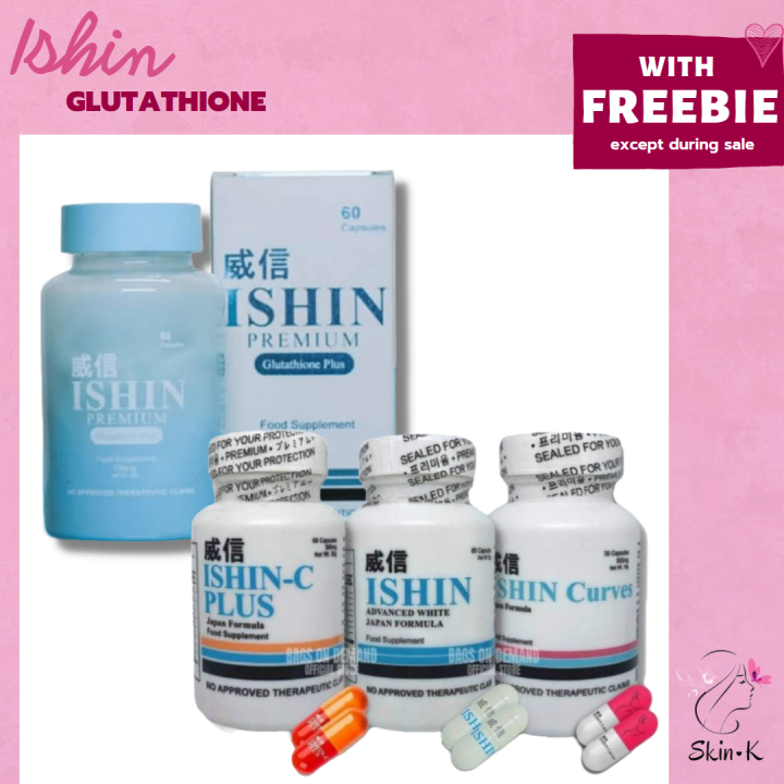 ISHIN Advanced White Japan Formula, Ishin C Plus, Ishin Premium ...