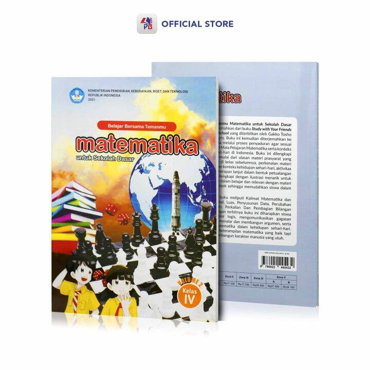 Buku Kurikulum Merdeka SD Kelas IV – Matematika: Belajar Bersama Temanmu ( Vol. 2 ) | Lazada ...