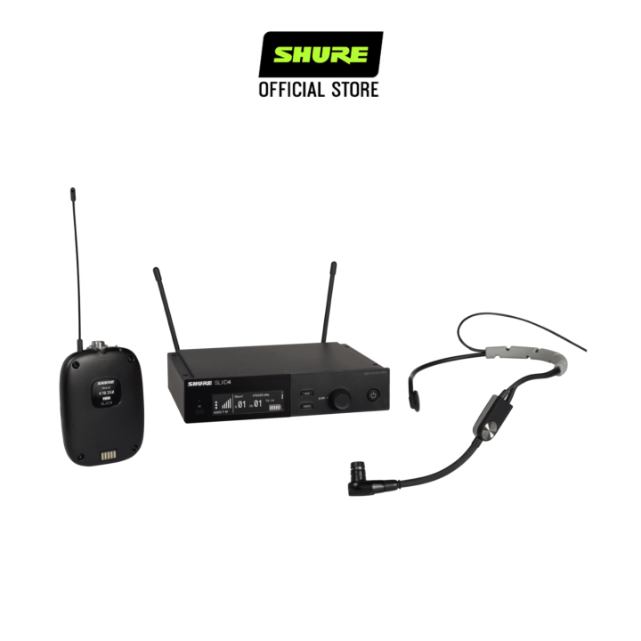Shure SLXD14/SM35 Wireless System with SLXD1 Bodypack Transmitter and SM35 Headset Microphone ...
