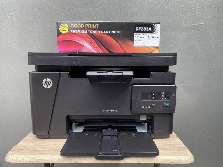 ปริ้นเตอร์มือสอง HP LASERJET PRO M125a + หมึก 283A หมึกใหม่ ส่งฟรี รับ ...