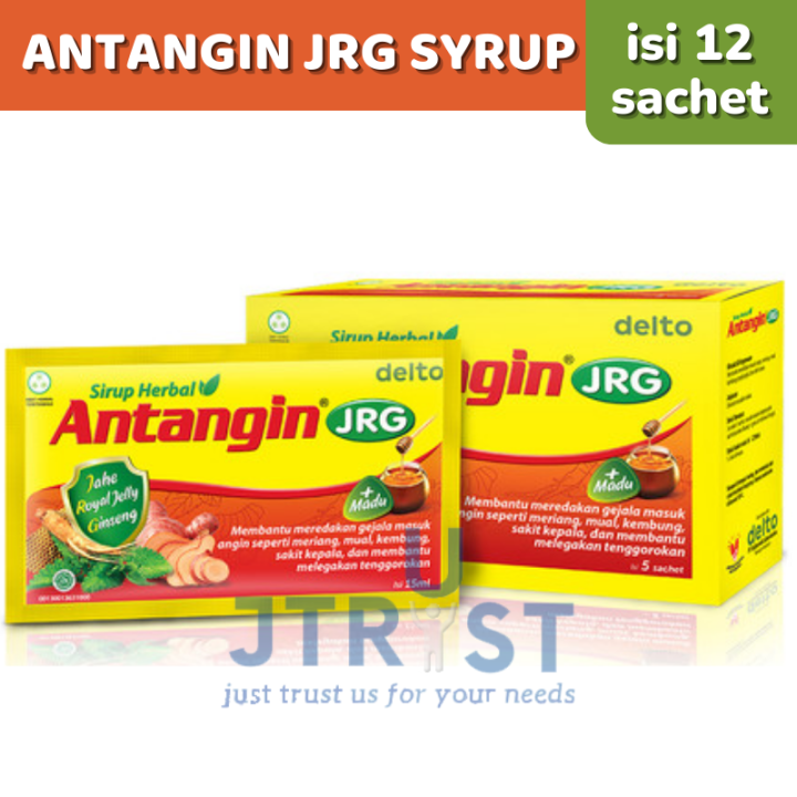 Antangin JRG Syrup 1 Box Isi 12 Sachet Obat Sirup Herbal | Lazada Indonesia