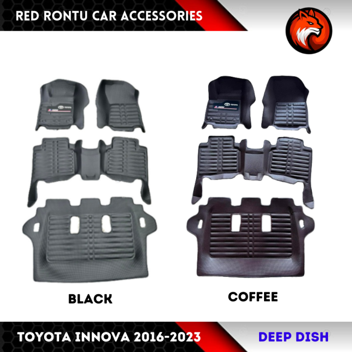 2016-2023 Toyota Innova Premium Deep Dish Matting - Car Floor Matting ...