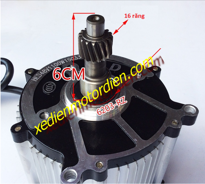 Động cơ cầu bé không chổi than 48v 60v 1200w BLDC 1000w 850w ( màu đen hoặc trắng) motor không ...