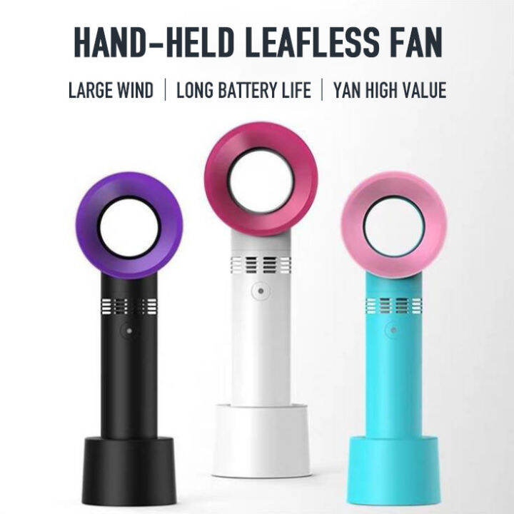 Zero9 พัดลมไร้ใบพัดลมมือถือขนาดเล็ก Creative mini Handheld แบบพกพาชาร์จ USB WAS334 | Lazada.co.th