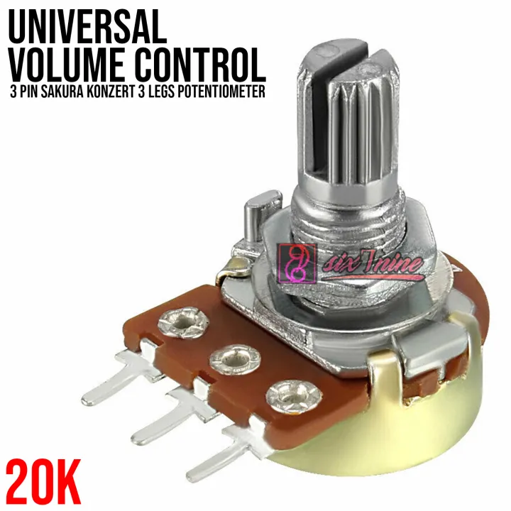 Original Universal Volume Control 3 pin Sakura Konzert 3 legs ...