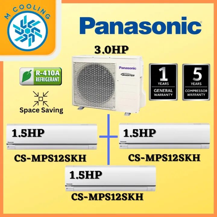 [INSTALLATION] PANASONIC MULTI-SPLIT AIR COND R410a INVERTER [ OUTDOOR ...
