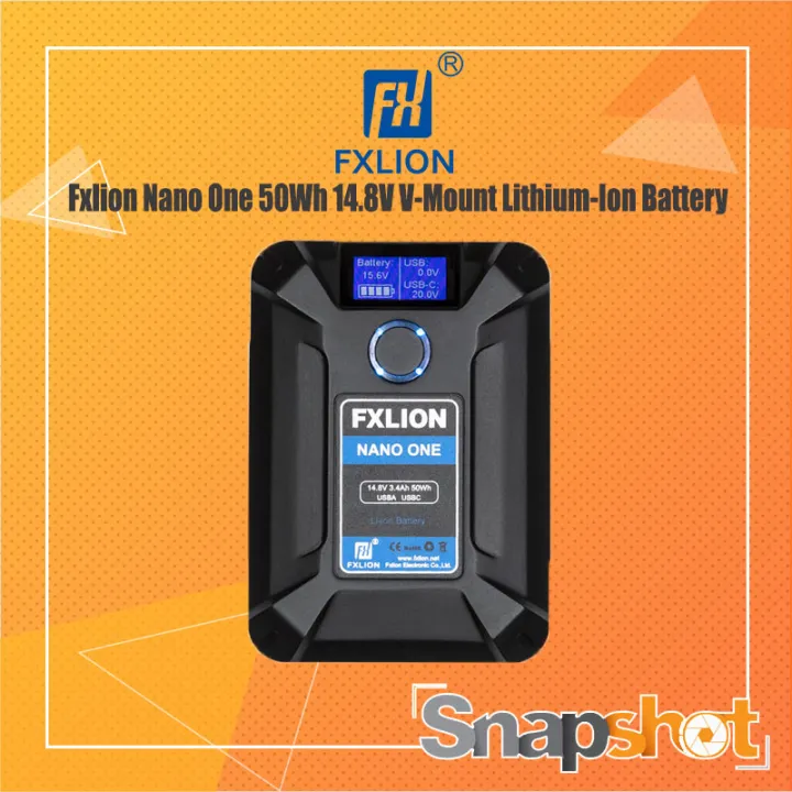 FXLION NANO ONE 50Wh 14.8V V-Mount Lithium-Ion Battery ประกันศูนย์ไทย 1 ...
