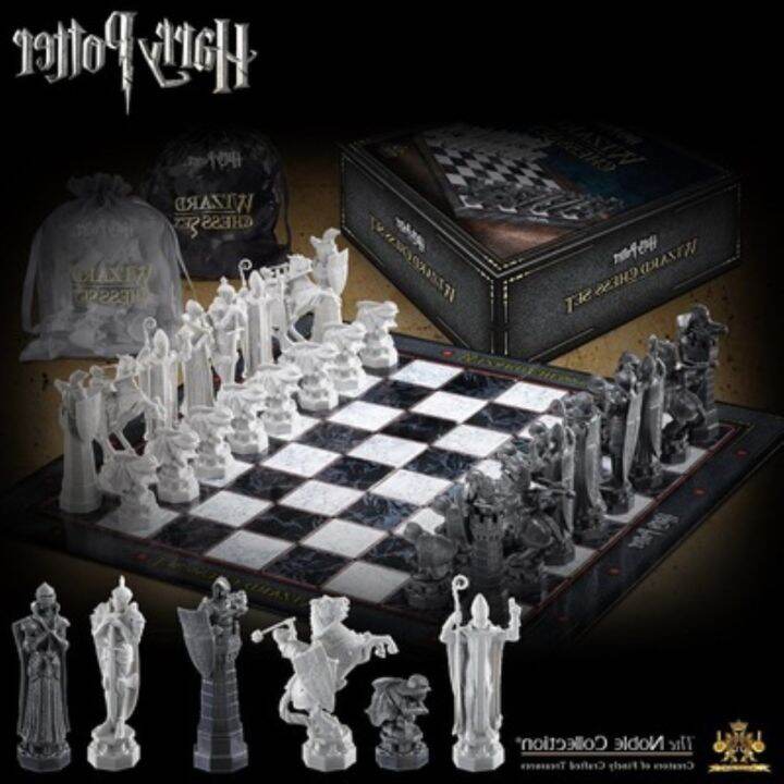 ☑ ชุดหมากรุกแฮร์รีพ็อตเตอร์ Harry Potter Wizard Chess Set Hogwarts ...