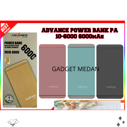 POWER BANK ADVANCE PA10-6000MAH | Lazada Indonesia