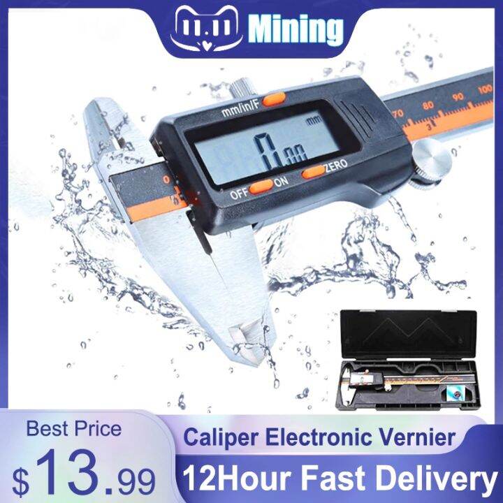 Caliper Electronic Vernier Metal Digital Calipers Sliding Gauge ...