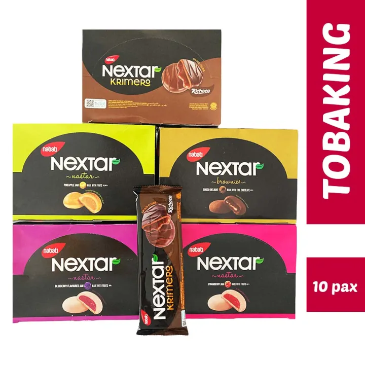 Biskuit Nextar Nabati Brownies Cokelat Nanas Strawberry Krimero ...