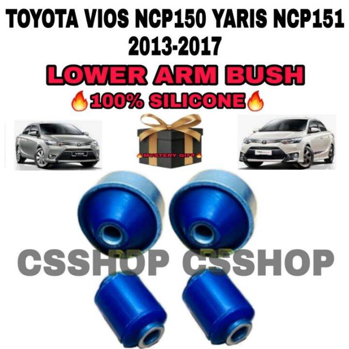 SILICONE FULL BUSH TOYOTA VIOS NCP150 YARIS NCP151 2013-2017’’ FRONT ...