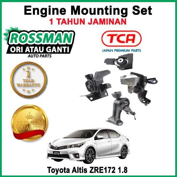 Toyota Altis ZRE172 1.8 TCA Engine Mounting Set 1 Year Warranty | Lazada