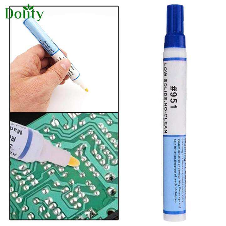 Dolity 10ml Soldering Flux Pen Soldering Tool Low Solids DIY Solar ...