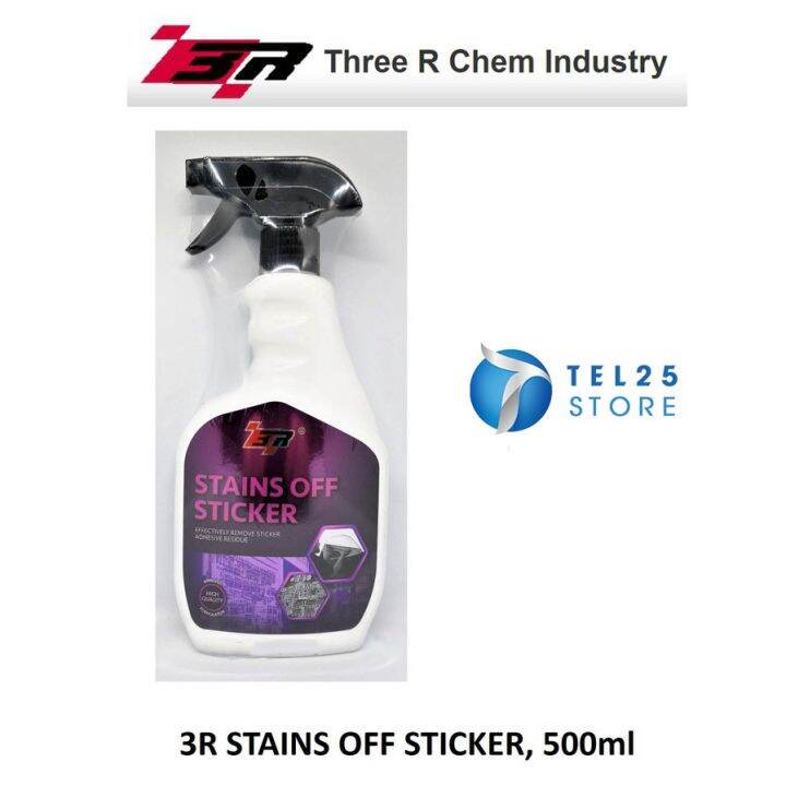 [ 1 UNIT ] 3R Stains Off Sticker (Labels and Double-Sided Adhesive ...