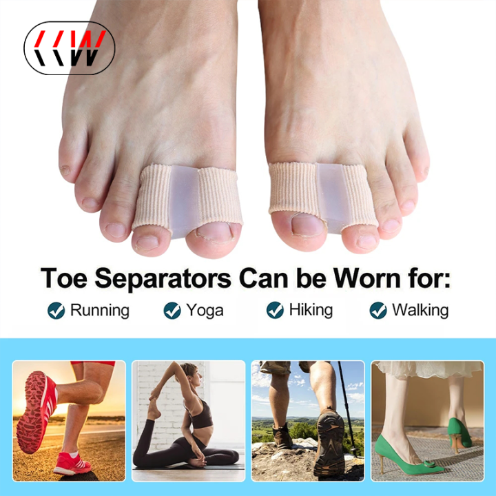 CCW 1PC Silicone Toe Separator Bunion Splint Hallux Valgus Orthosis ...