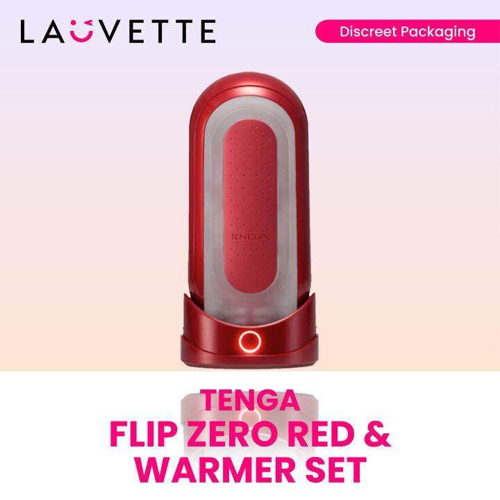 Tenga Flip Zero Red & Warmer Set | Lazada PH