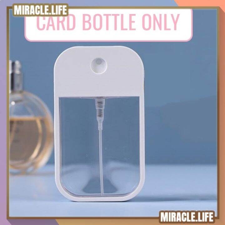 Spray Bottle 45ml Travel Bottling Portable Card Type Pocket Spray Empty ...