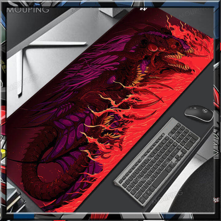 Laptop Mousepad Gamer Redragon Infernal Dragon Seiryu Art Mouse Pad ...