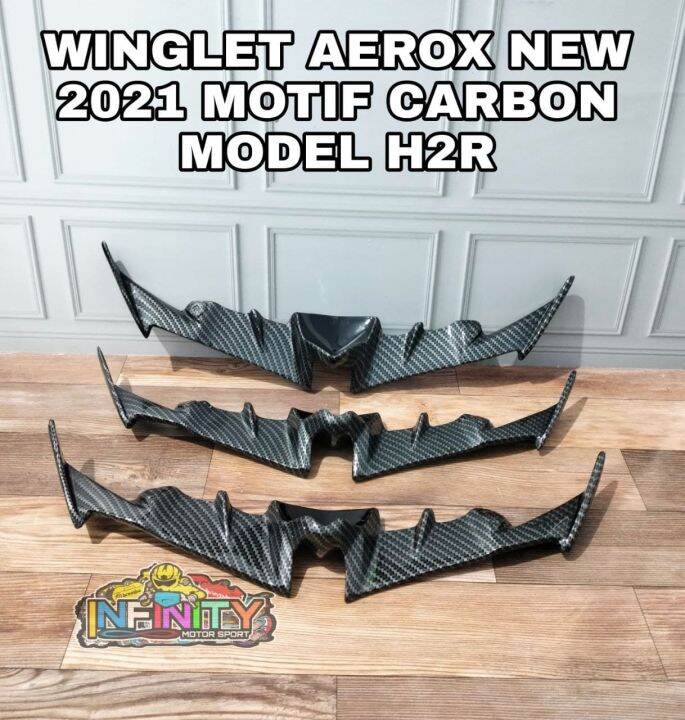 WINGLET AEROX 155 NEW CONNECTED WINGLET NEW AEROX 2021 WINGLET MOTOR ...