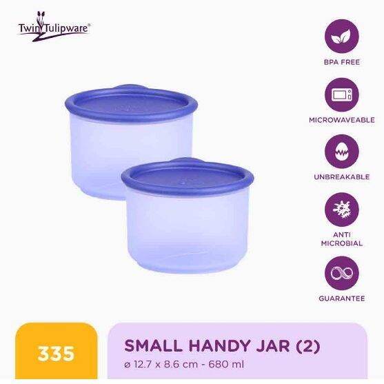 Twin Tulipware SMALL HANDY JAR 680 ml Toples Anti Melempem Asri ...