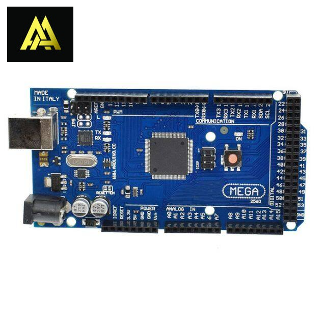 ถูกสุด! Arduino mega2560 พร้อมส่ง MEGA2560 MEGA 2560 R3 ATmega2560-16AU CH340G AVR USB บอร์ด ...