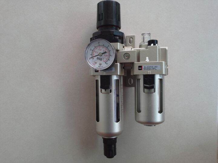 ชุดกรองลม 2 ตอน เกลียว 1 นิ้ว แบบมีออโต้เดรน AC5010-10D | Lazada.co.th