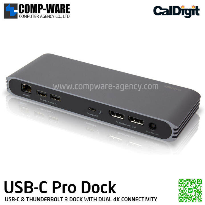 CalDigit USB-C Pro Dock - USB3.1 Type-C Decktop Dock รับประกัน 1 ปี ...