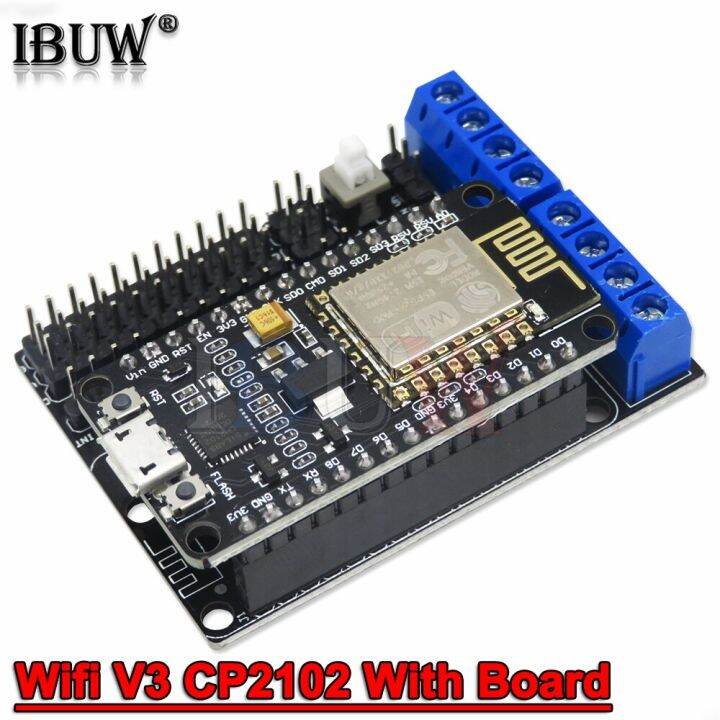 Node MCU Development Kit V3 CP2102 NodeMCU + Motor Shield ESP8266 ESP-12E DIY RC toy remote ...