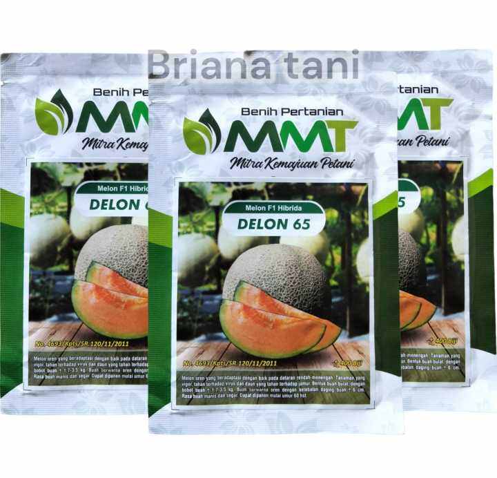Benih Bibit Melon F1 DELON 65 10gr (400 biji) Merdeka Tani | Lazada ...