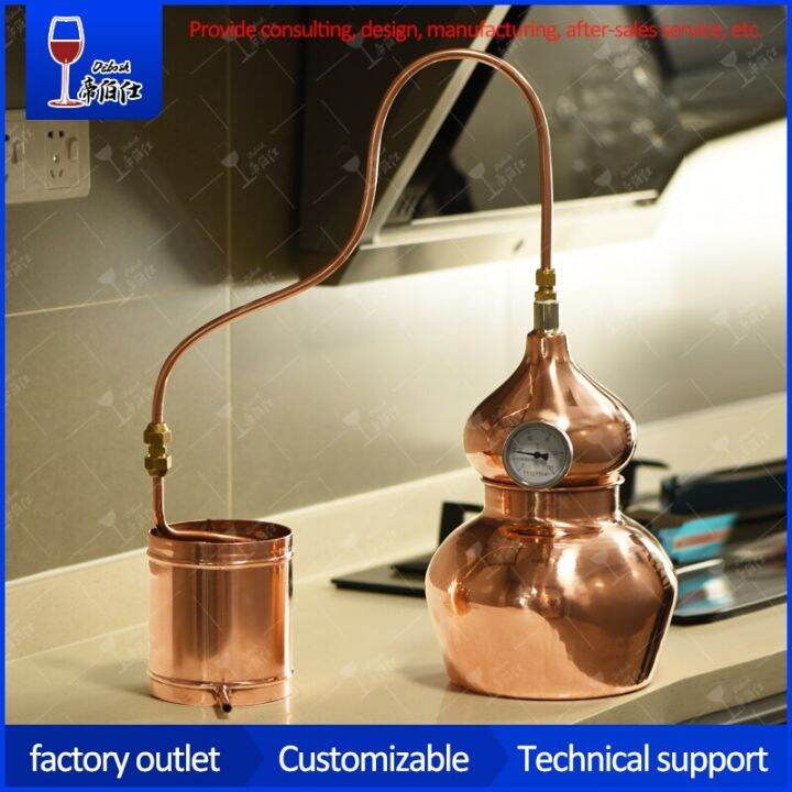 5L Sunwalker Red Copper Pure Dew Distiller Distillation Equipment for ...