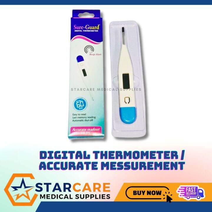 SURE-GUARD Digital Thermometer | Lazada PH