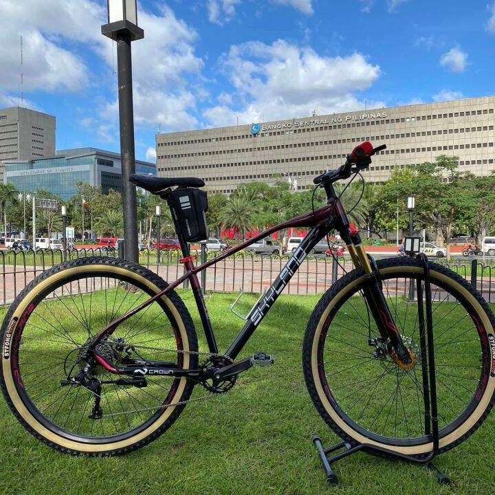 SIZE 29" SKYLAND CROWN STORM ALLOY MOUNTAIN BIKE 1X9 SPEED MEDIUM FRAME ...