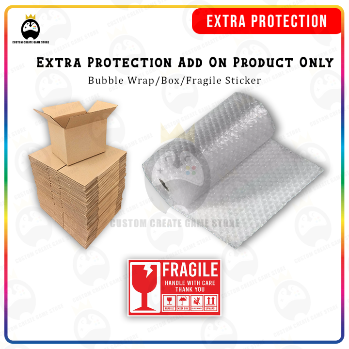 Extra Protection: Bubble Wrap / Box Packaging / Fragile Packing | Lazada
